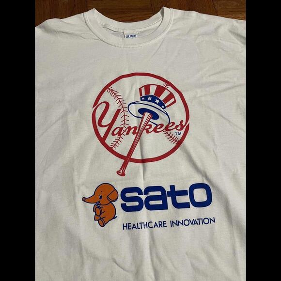 Other | Vintage Rare New York Yankees T Shirt Game Giveaway Sato ...